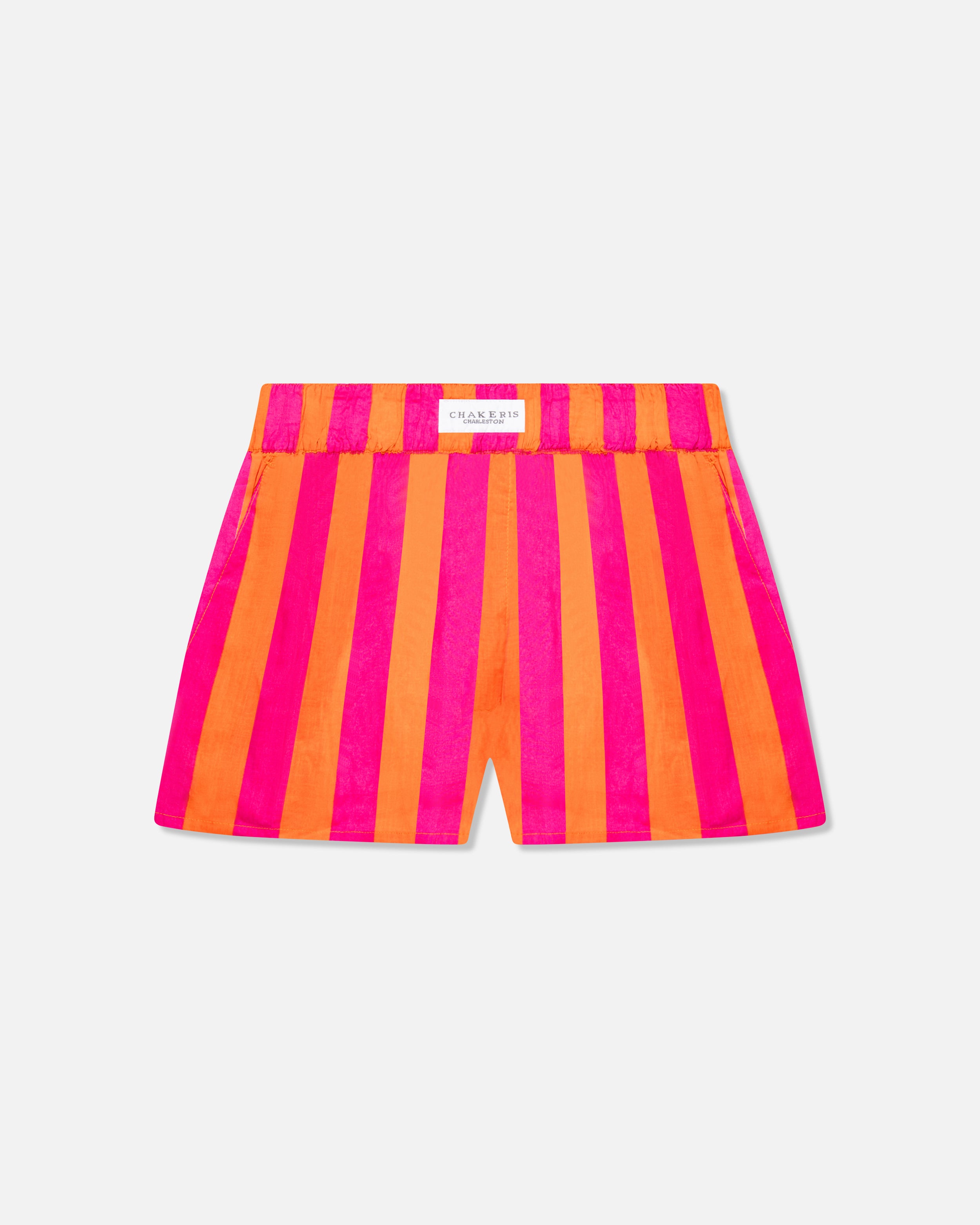 Pink & Orange Stripes Shorts – chakeris
